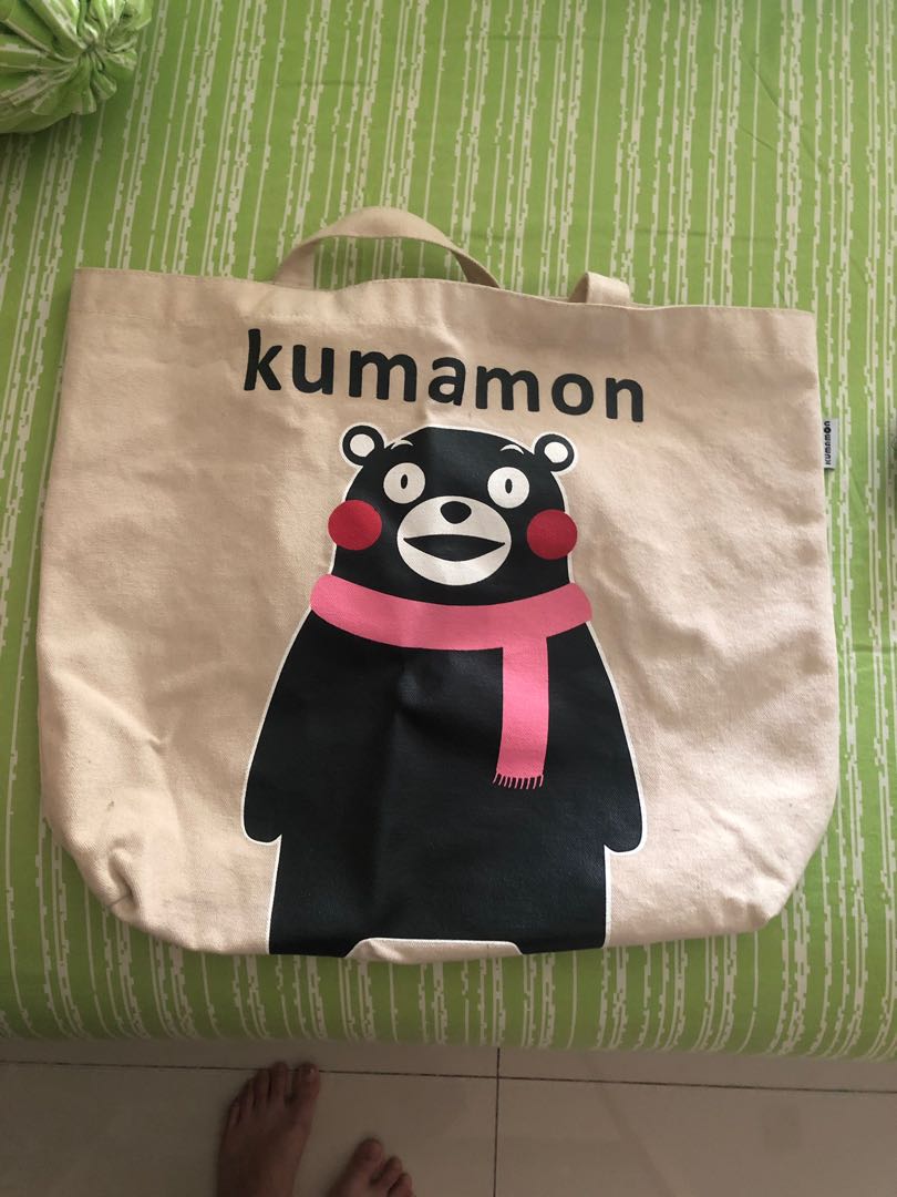 Miniso Kumamon Tote bag, Fesyen Wanita, Tas & Dompet di Carousell