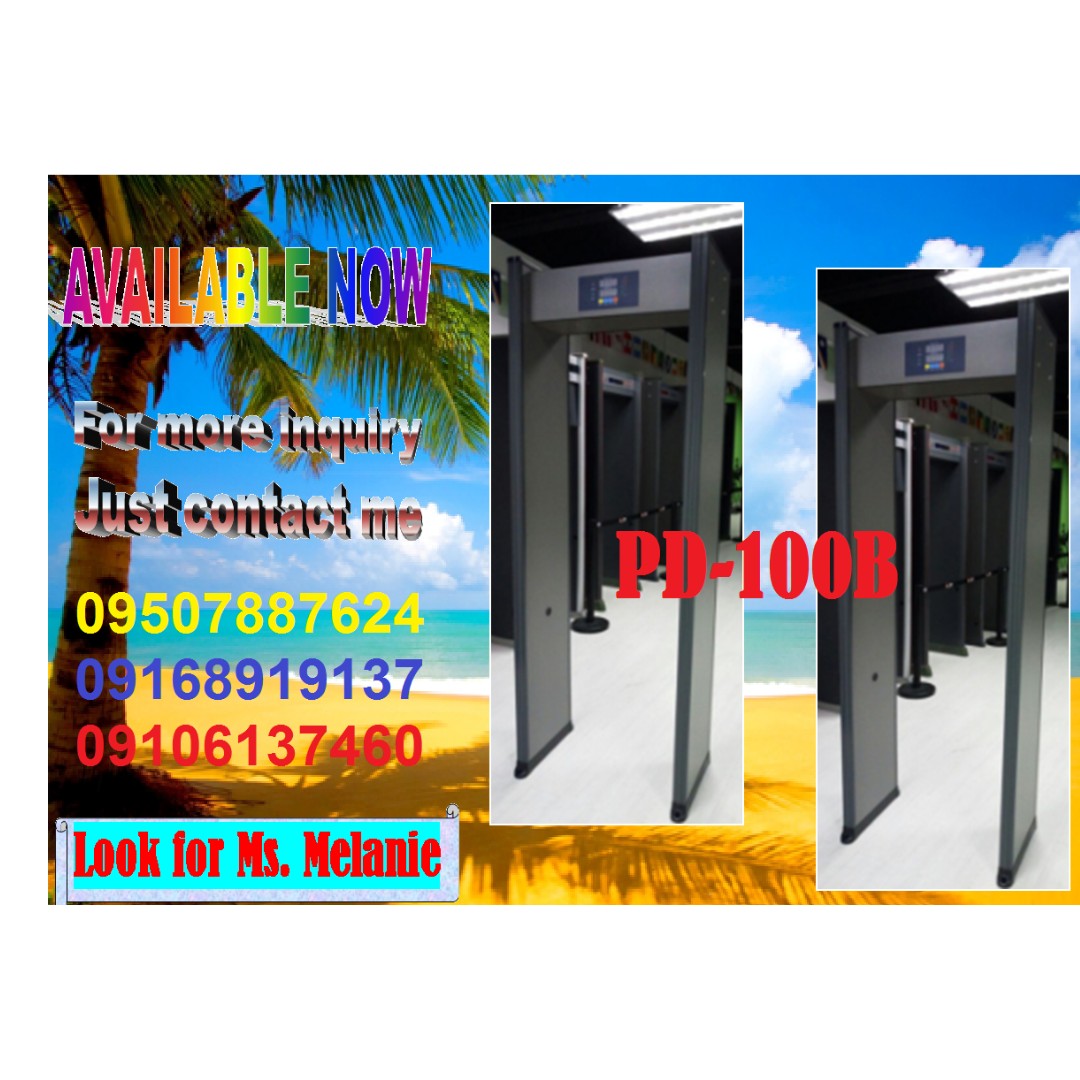 PD100B Economy Model WalkThrough Metal Detector, Furniture & Home Living, Security & Locks ...