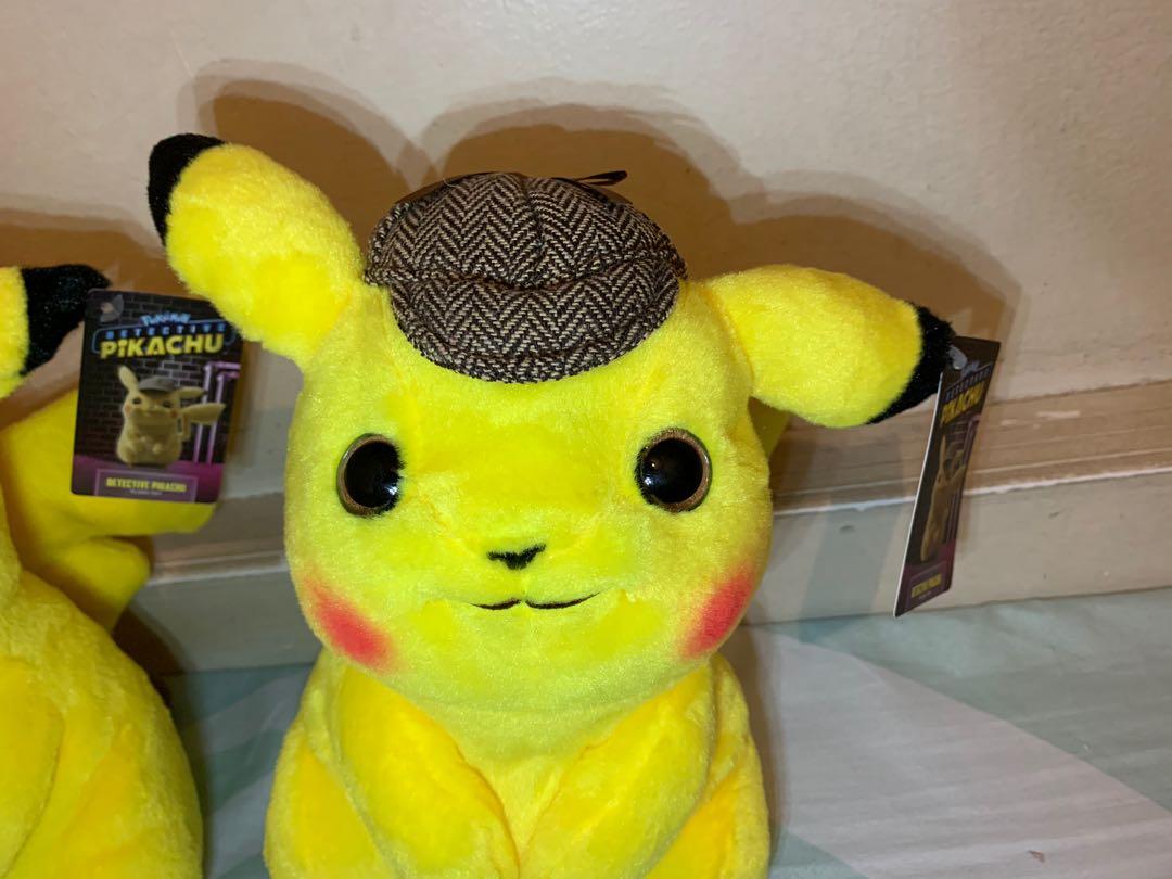 Pikachu Detective Plush Toy ($14 each) Around 15x14x26cm, Hobbies ...