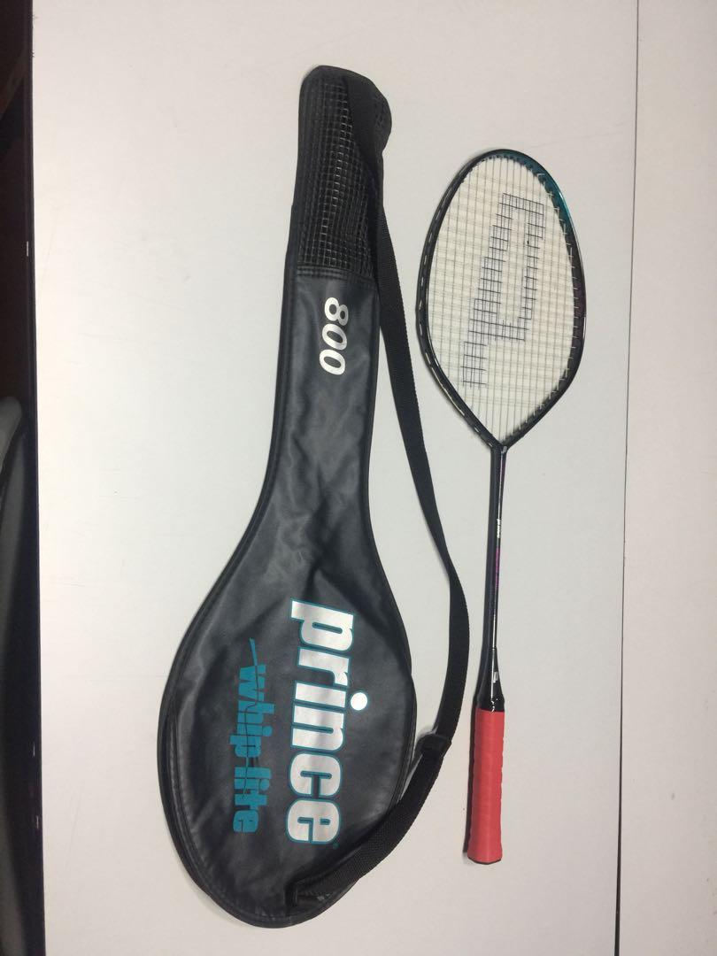 Preowned Prince Whip Lite 800. Badminton Racket, Sports Equipment ...