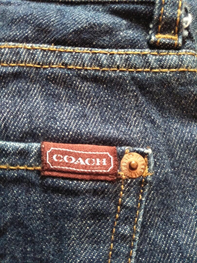 Rare coach new york denim jeans, Women's Fashion, Bottoms, Jeans ...