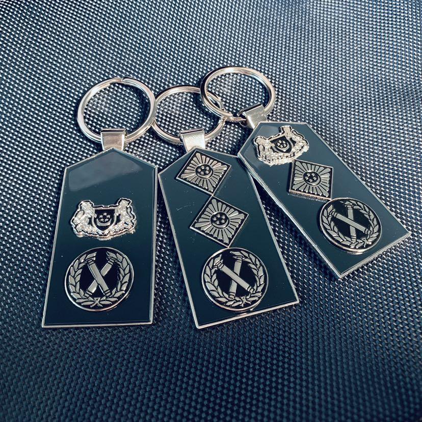 Singapore Police Metal Rank Keychain, Hobbies & Toys, Stationery ...