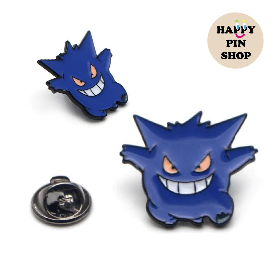 Petite Gengar Collar Pin #pokemon enamel pin, Men's Fashion, Watches ...