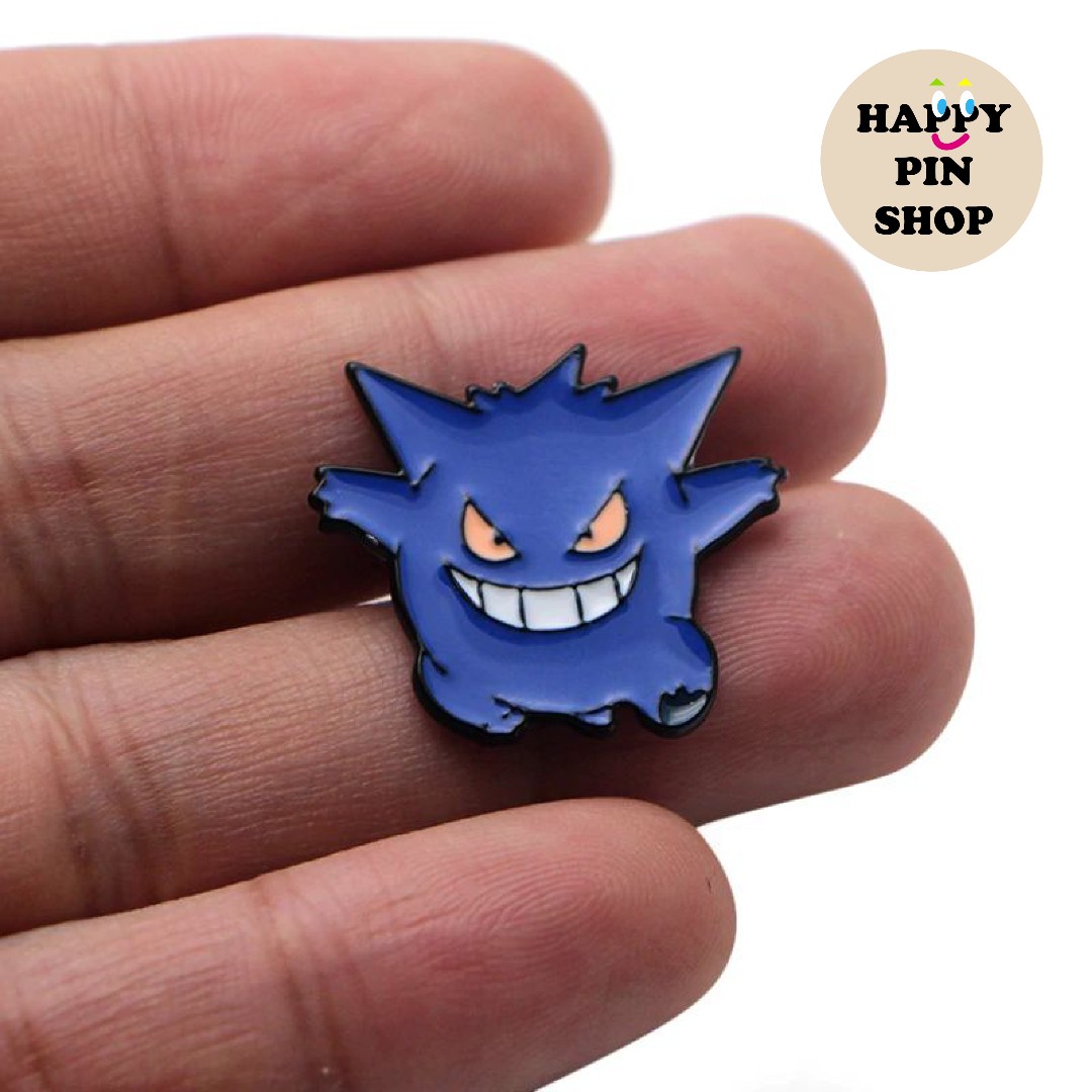 Petite Gengar Collar Pin #pokemon enamel pin, Men's Fashion, Watches ...