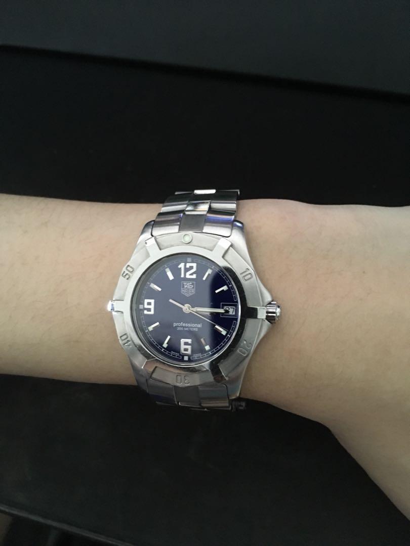 Tag Heuer Watch blue face WN1112-0, Luxury, Watches on Carousell