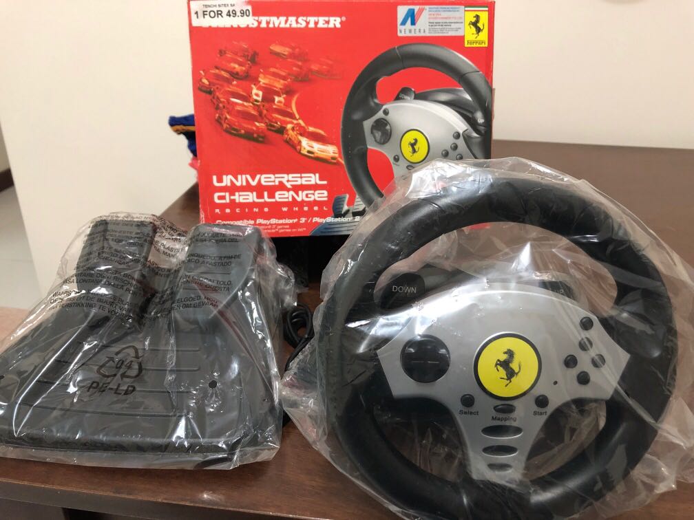 Thrustmaster Universal Challenge Racing Wheel, Sports Equipment ...