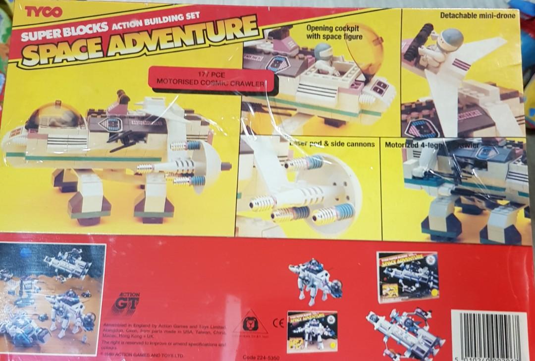 TYCO SUPER BLOCKS Action Building Set Space Adventure 1989, Hobbies ...