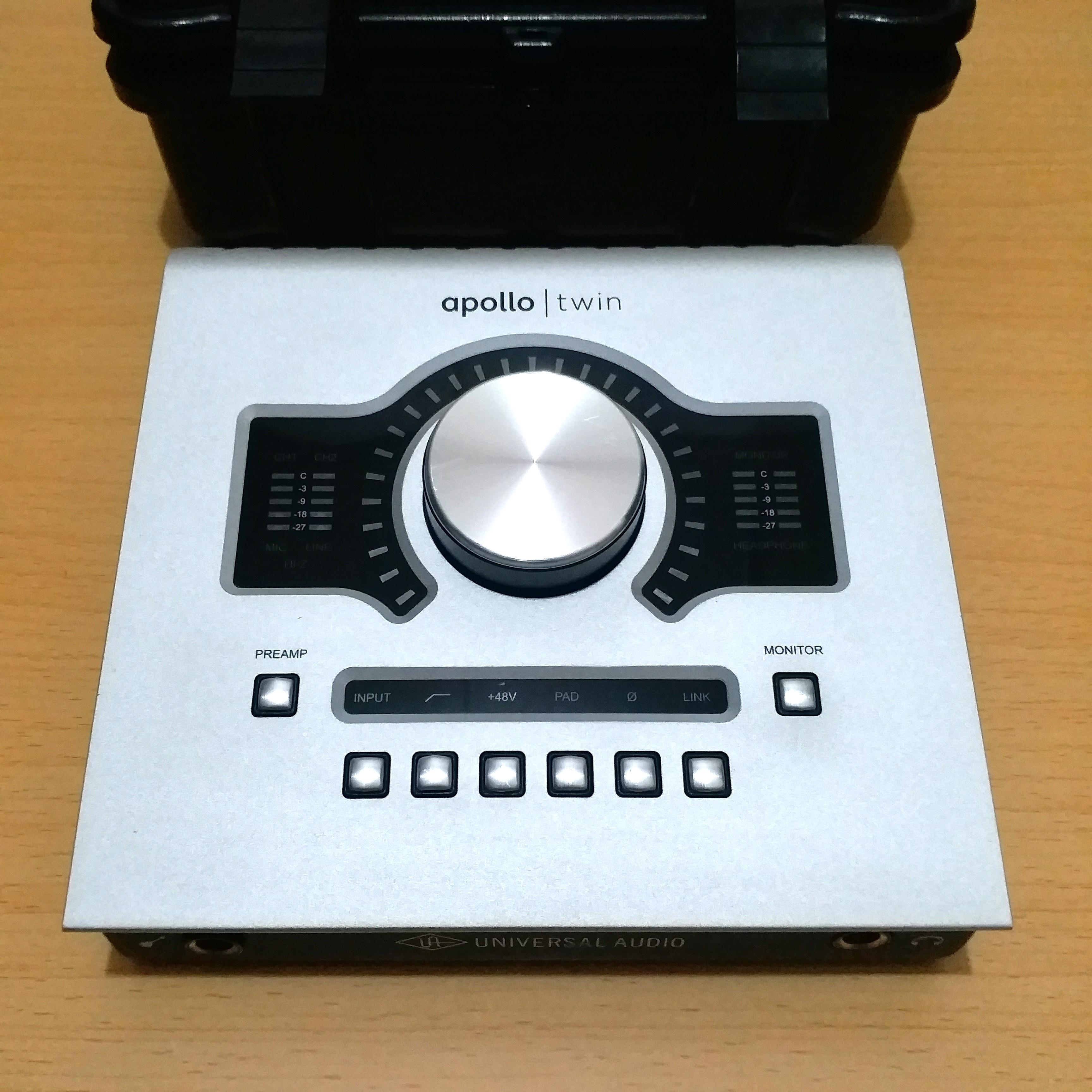 Universal Audio Apollo Twin DUO Core Interface, 音響器材, 可攜式音響設備 - Carousell