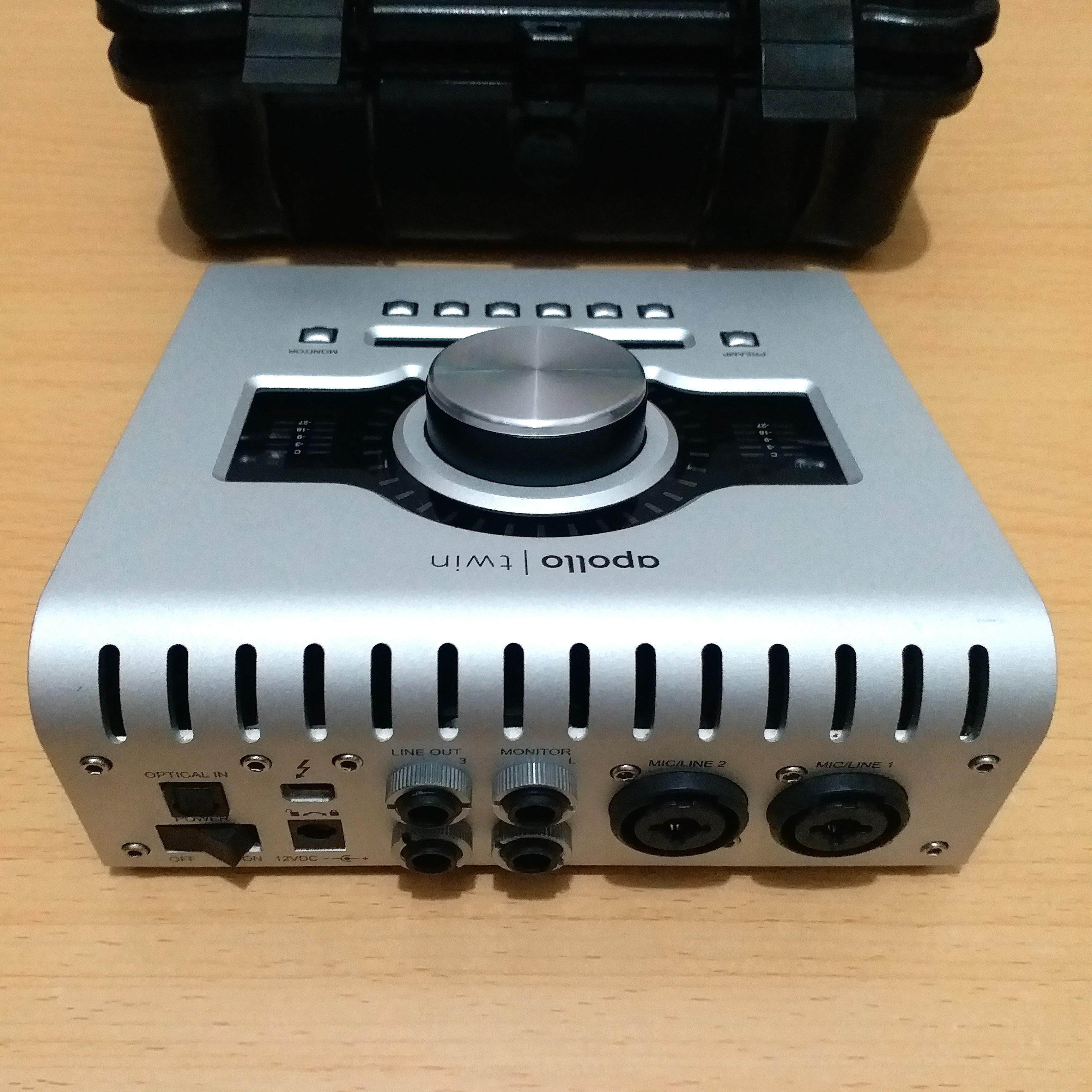 Universal Audio Apollo Twin DUO Core Interface, 音響器材, 可攜式音響設備 - Carousell
