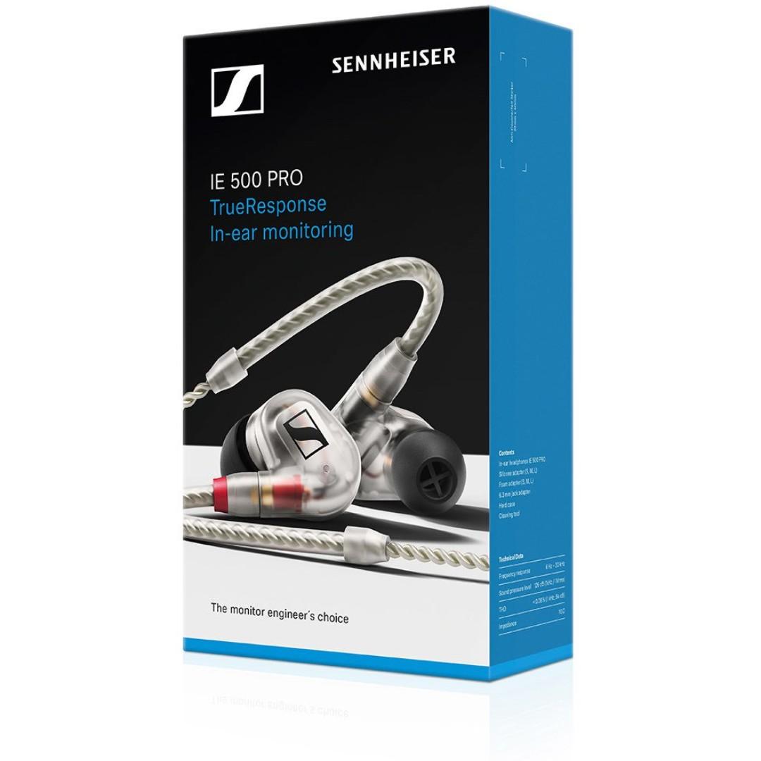 全新 Sennheiser IE 500 PRO 極高解析度 無失真 精細細節 入耳式 監聽 耳機, 音響器材, 耳機 - Carousell