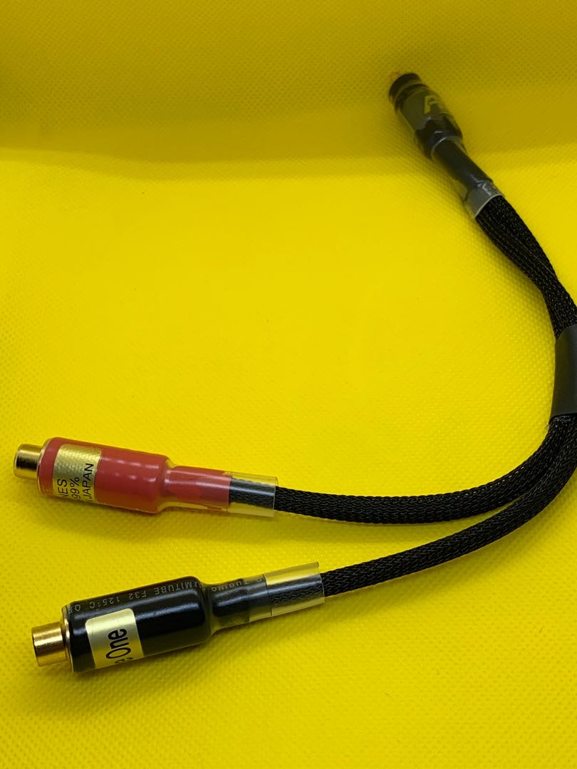 ACOUSTIC SYSTEM 1 MALE RCA TO 2 FEMALE RCA SUBWOOFER CABLE, Audio ...