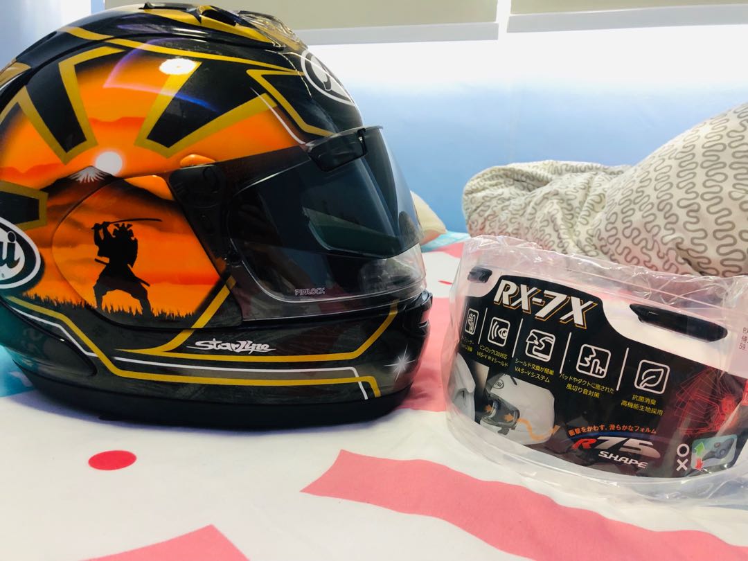 Arai samurai rx-7, Motorcycles, Motorcycle Apparel on Carousell