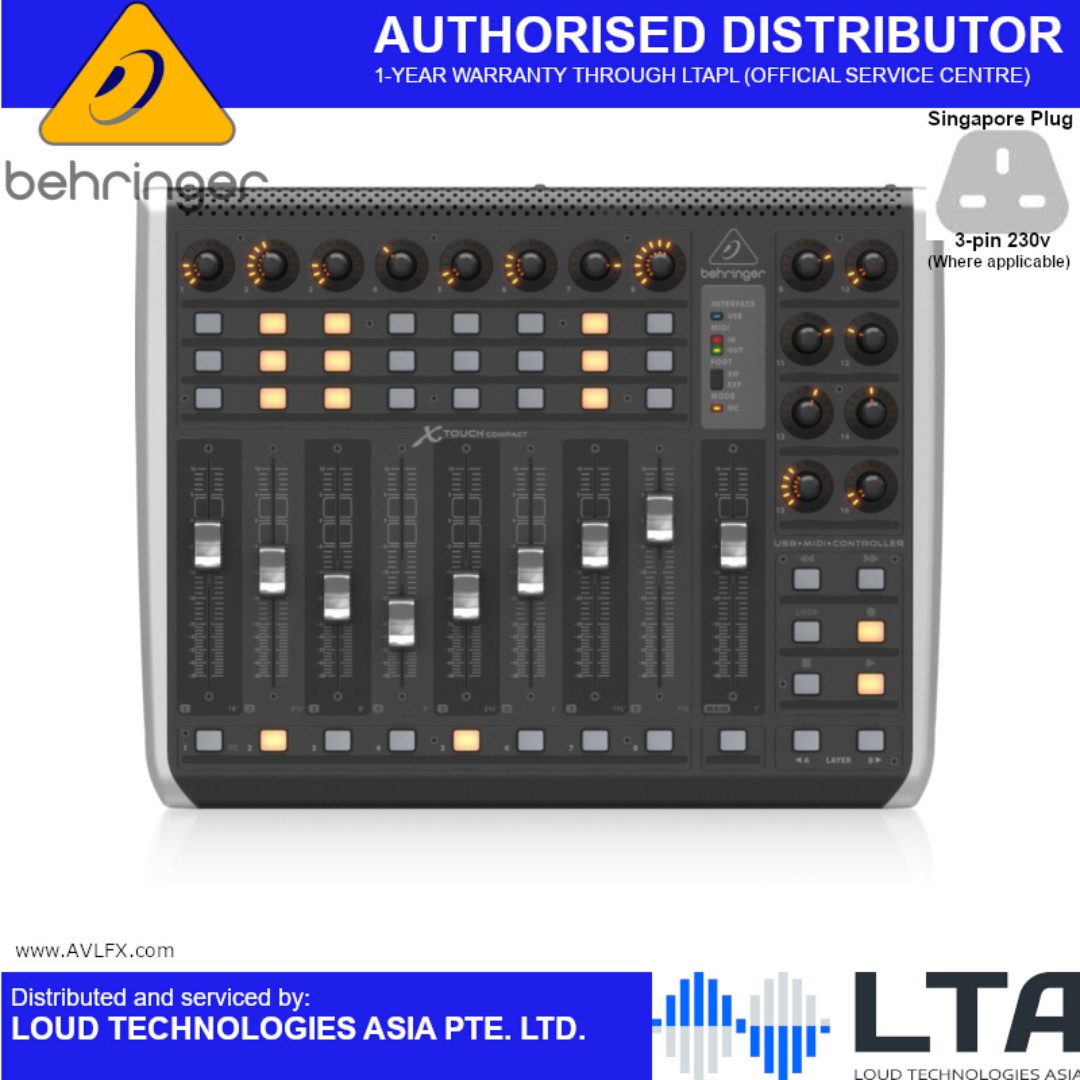 Behringer X-TOUCH COMPACT Universal Control Surface *GST Inclusive ...