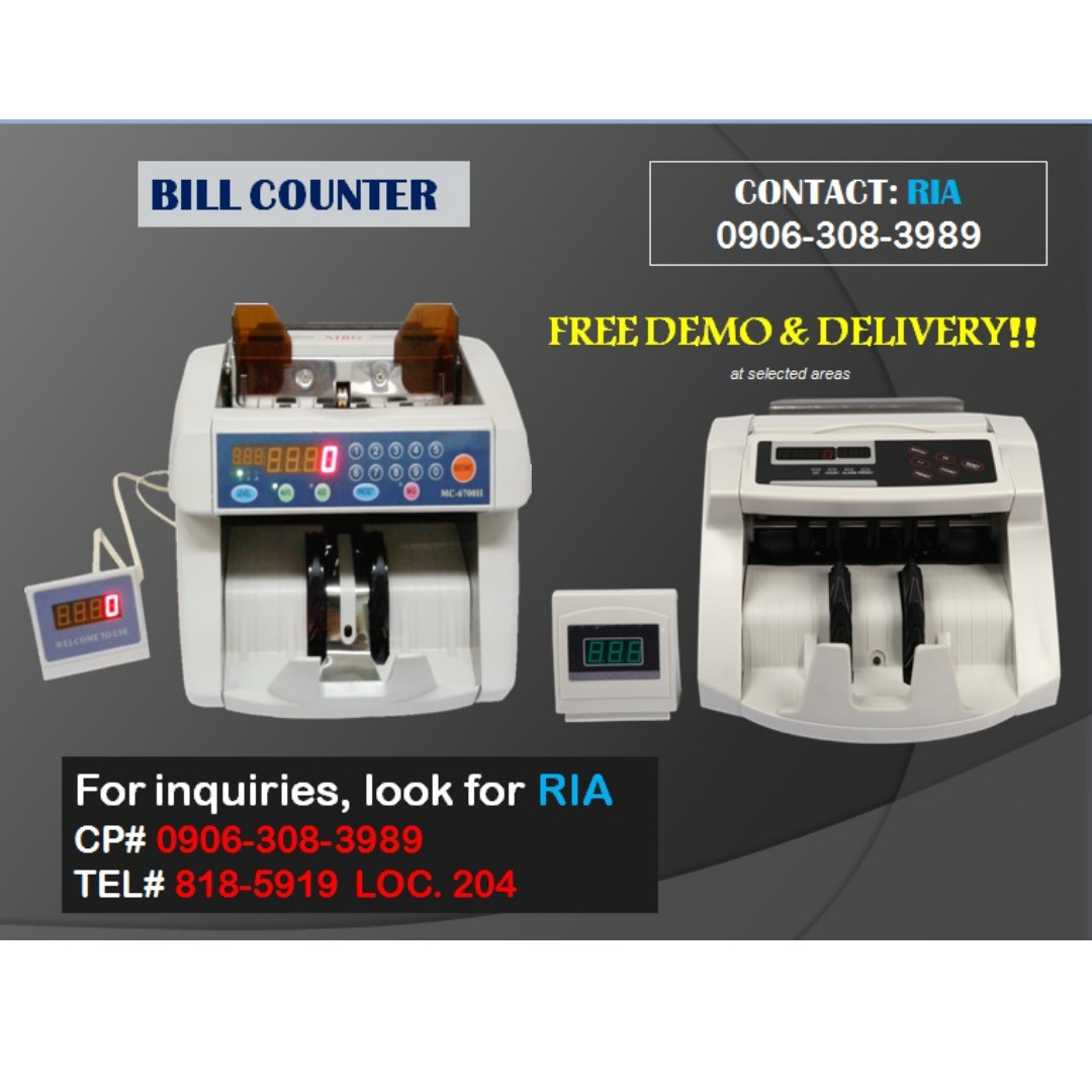 bill counter_money counting machine_coin sorter and counter_UV ...