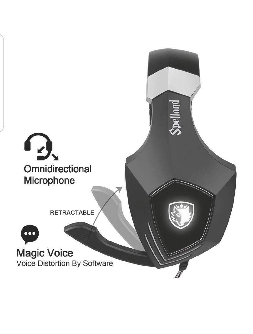 Free Delivery(JG47) USB Gaming Headset-SADES A60/OMG Computer Over Ear ...