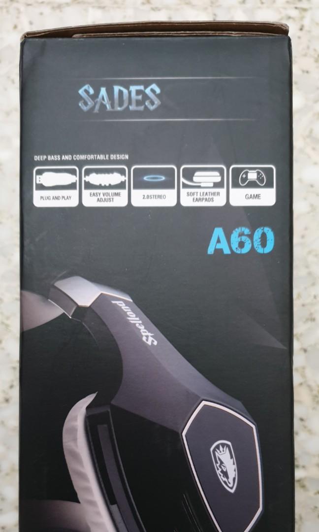Free Delivery(JG47) USB Gaming Headset-SADES A60/OMG Computer Over Ear ...