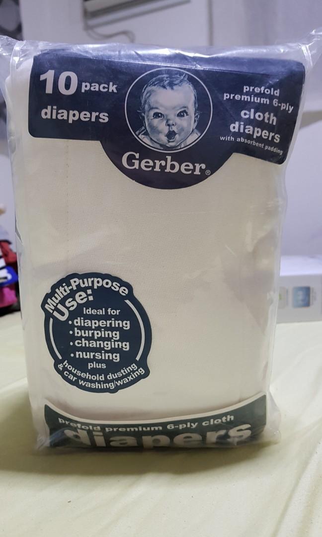 Gerber cloth diapers, Babies & Kids, Bathing & Changing, Diapers & Baby ...
