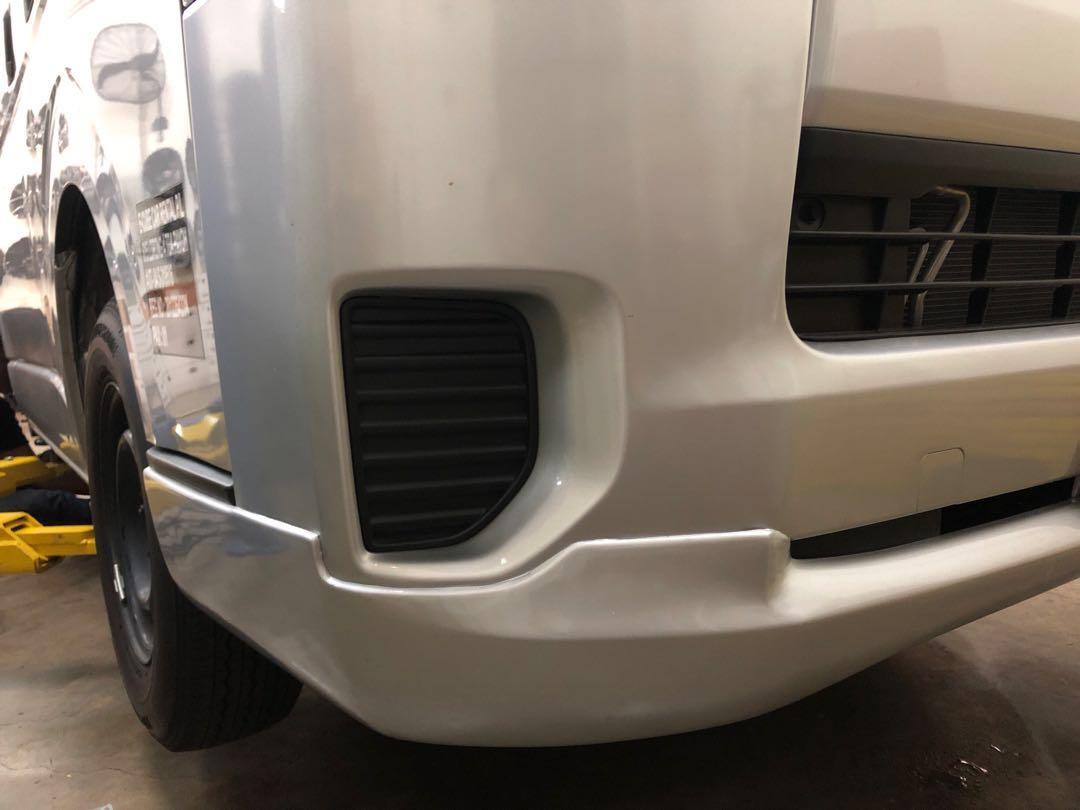 Hiace Front Lip/ MTS Type S, Car Accessories, Accessories on Carousell