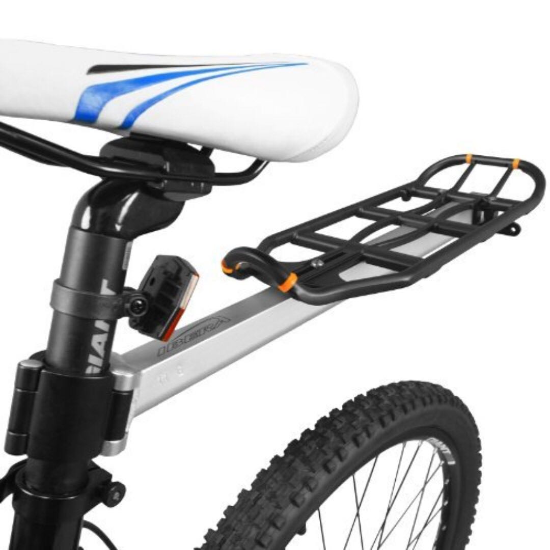 Ibera PakRak Bicycle Seatpost-mounted Commuter Carrier - Rear Cargo ...