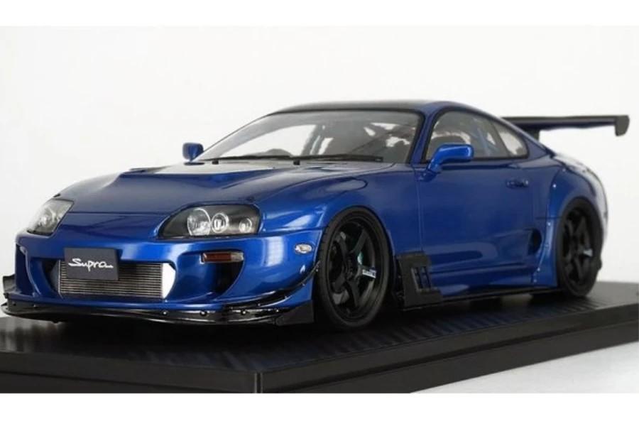 Ignition Model 1/18 Toyota Supra (JZA80) RZ Blue (IG1354), Hobbies ...