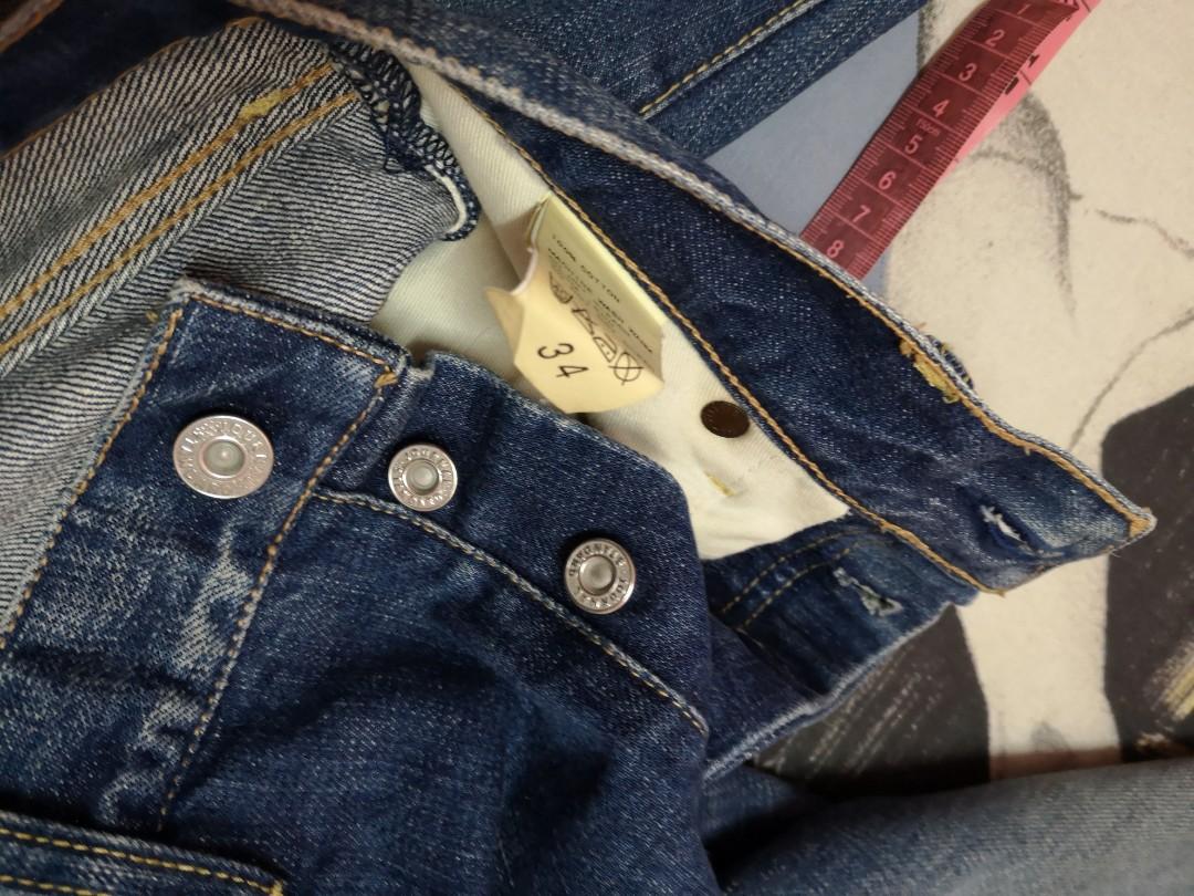 Journal standard selvedge, Men's Fashion, Bottoms, Jeans on Carousell