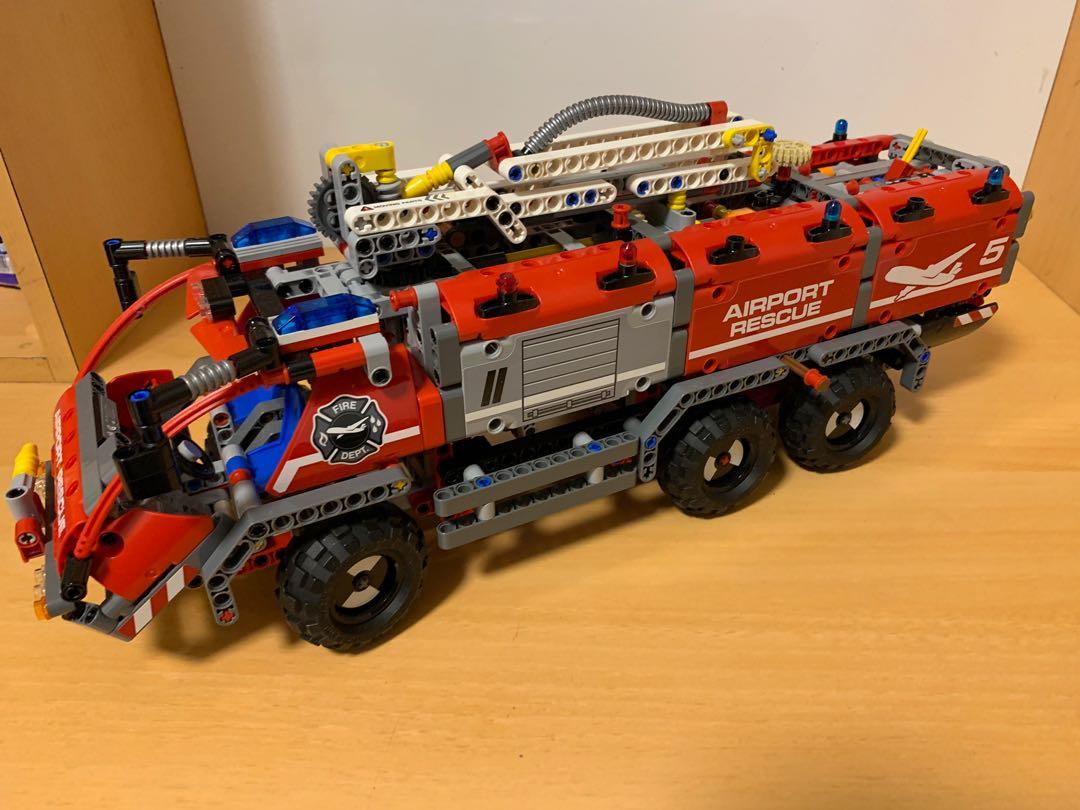 Lego technic 42068 airport rescue fire vehicle fully assembled, Hobbies ...