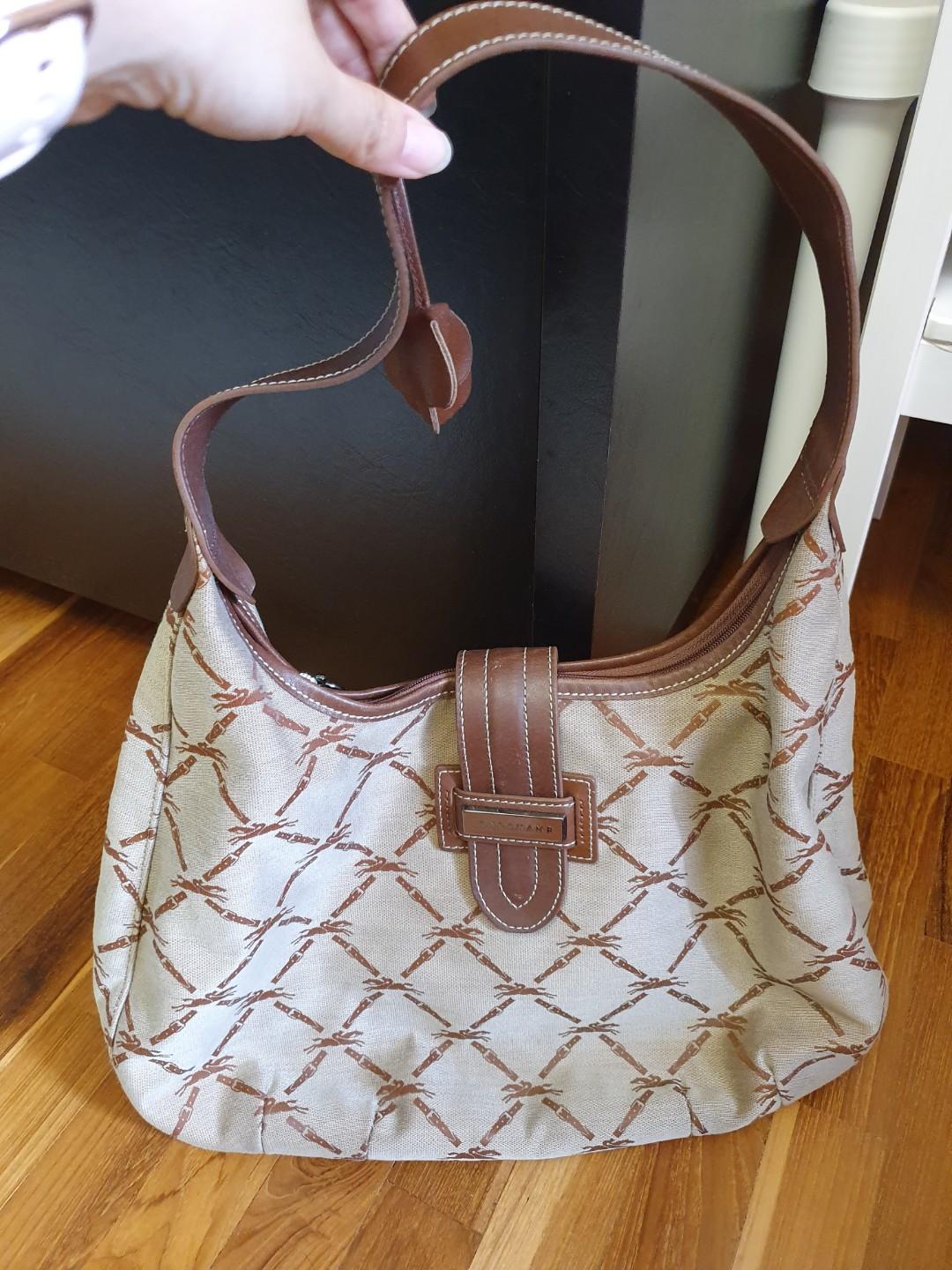 Longchamp Monogram Shoulder Bag, Luxury, Bags & Wallets on Carousell