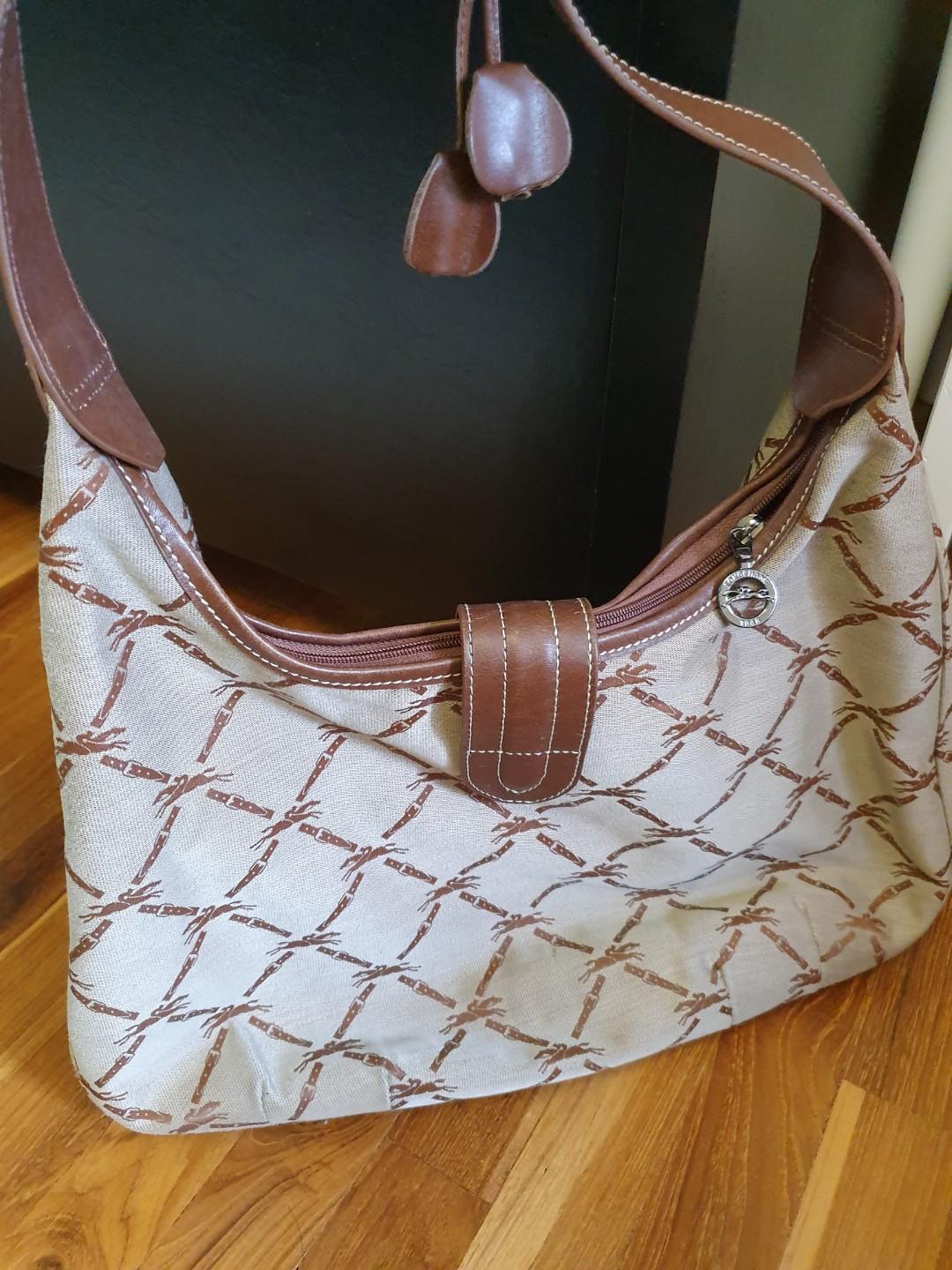 Longchamp Monogram Shoulder Bag, Luxury, Bags & Wallets on Carousell