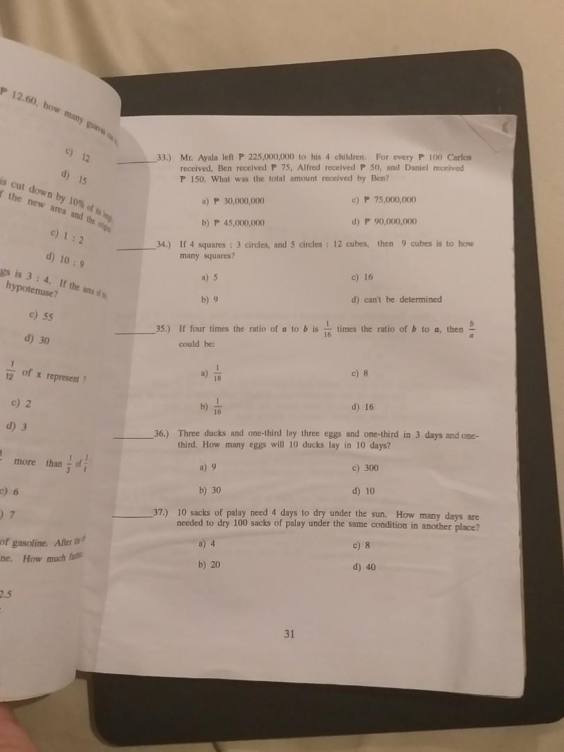 MSA Comprehensive Mathematics Reviewer (First Edition), Hobbies & Toys ...