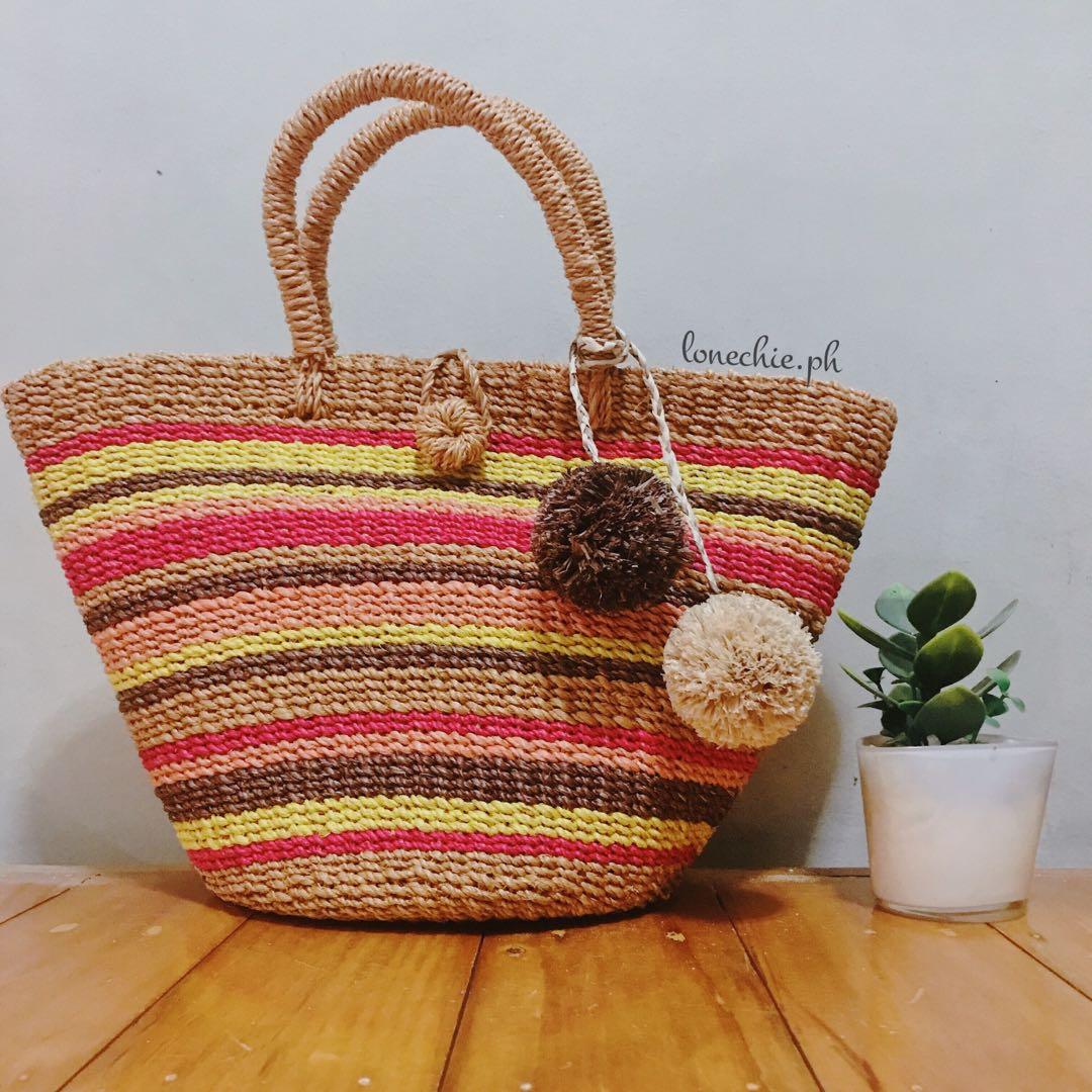 Native Abaca Handbag (“MEARA”), Women's Fashion, Bags & Wallets, Beach ...