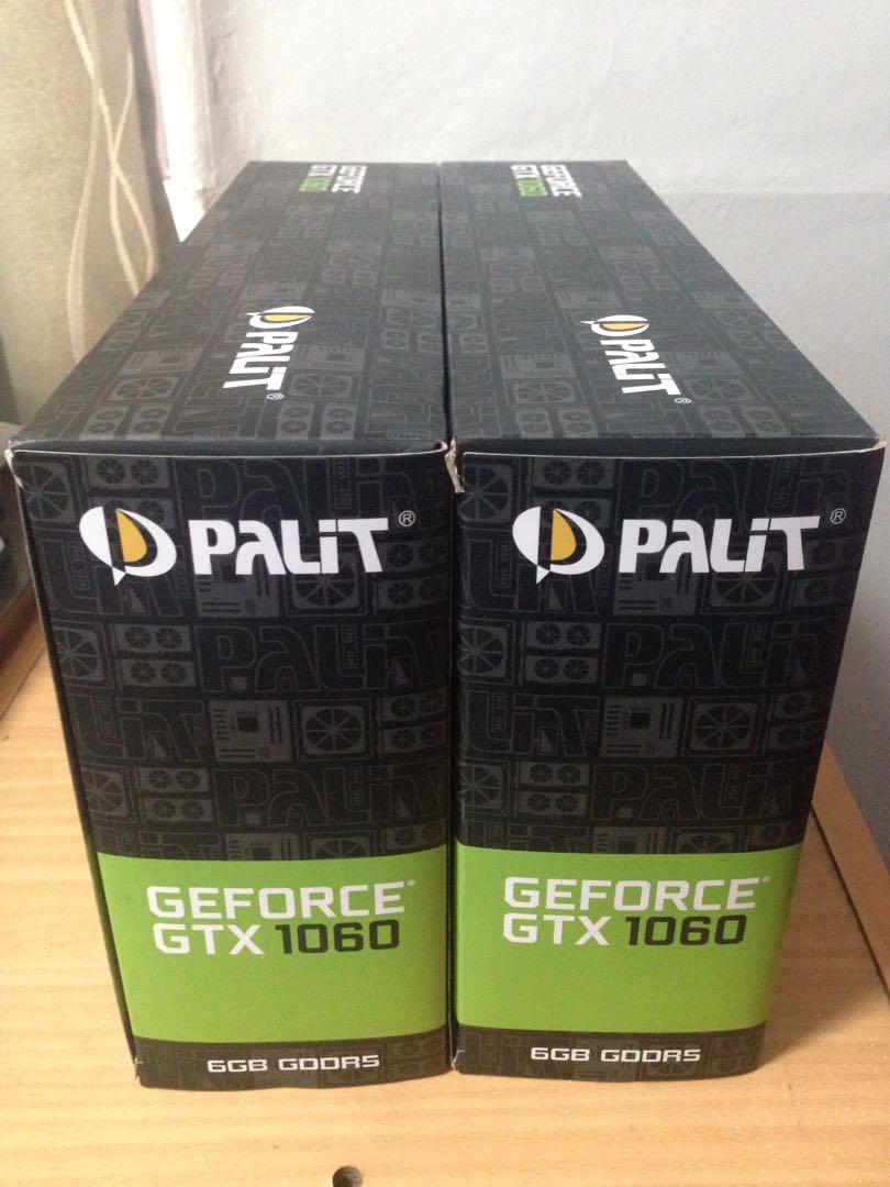 Palit Geforce GTX 1060 6GB, Computers & Tech, Parts & Accessories ...
