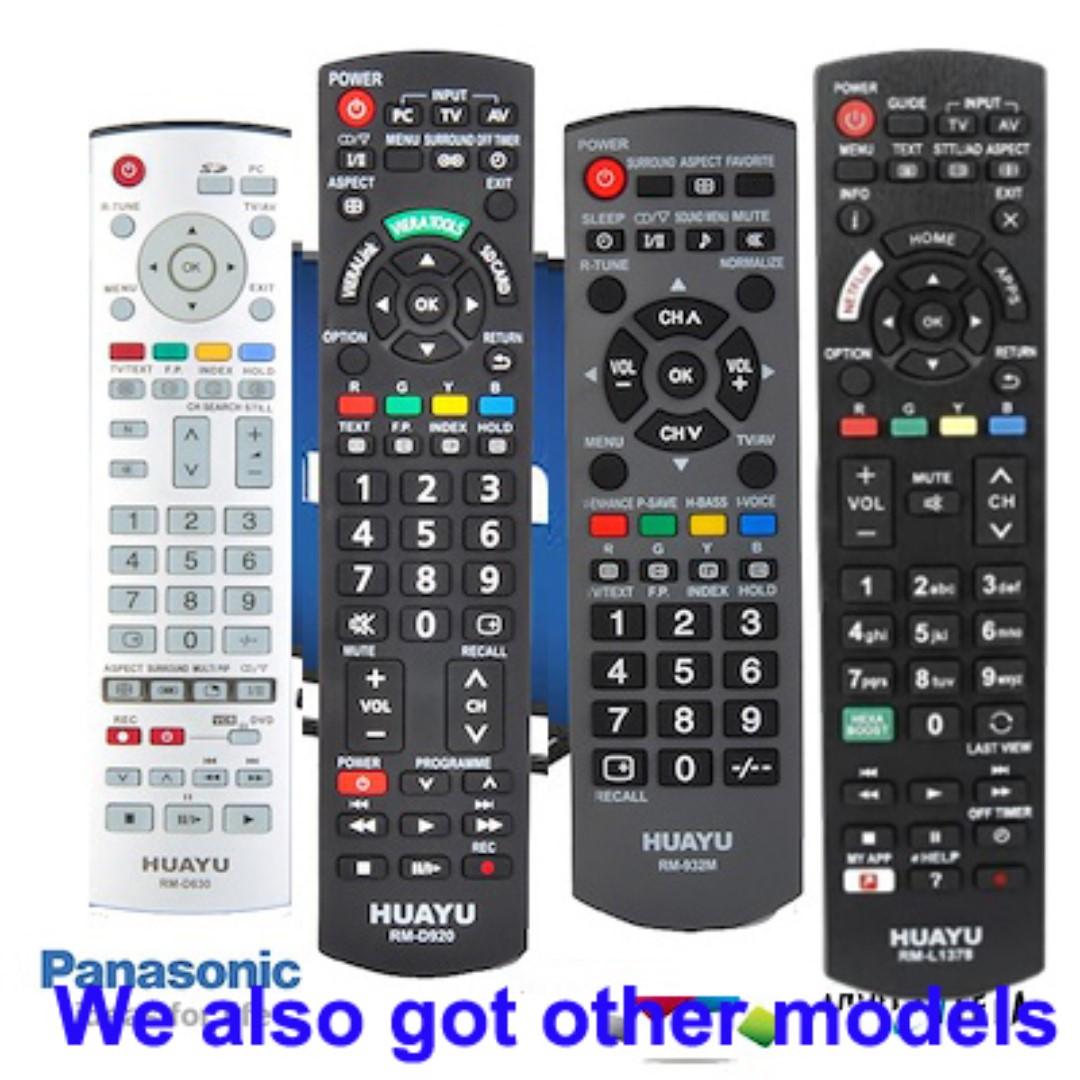 Panasonic TV remote control (replacement-L1378)-direct use, no setting ...