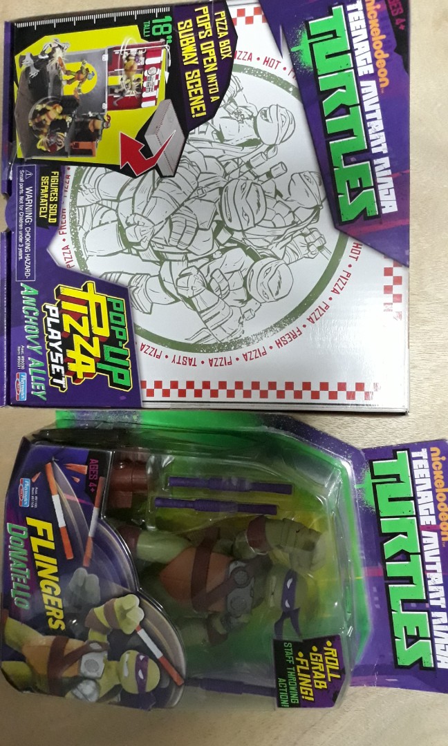 Playmates Nickelodeon teenage mutant ninja turtles Subway scene ...