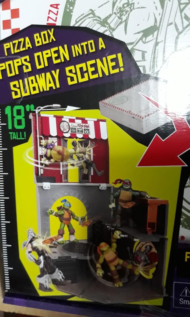 Playmates Nickelodeon teenage mutant ninja turtles Subway scene ...
