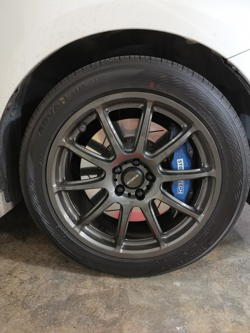 Prodrive GC-010E Forged 17 inch rims & tyres, Car Accessories, Tyres ...