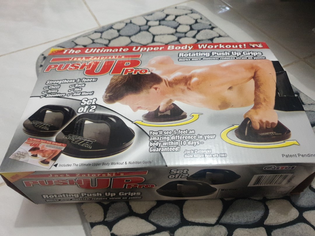 Push Up Pro - new set, Sports Equipment, Exercise & Fitness, Toning ...