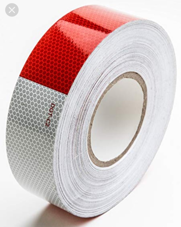 Reflectorized sticker reflective tape barricade tape, Furniture & Home ...