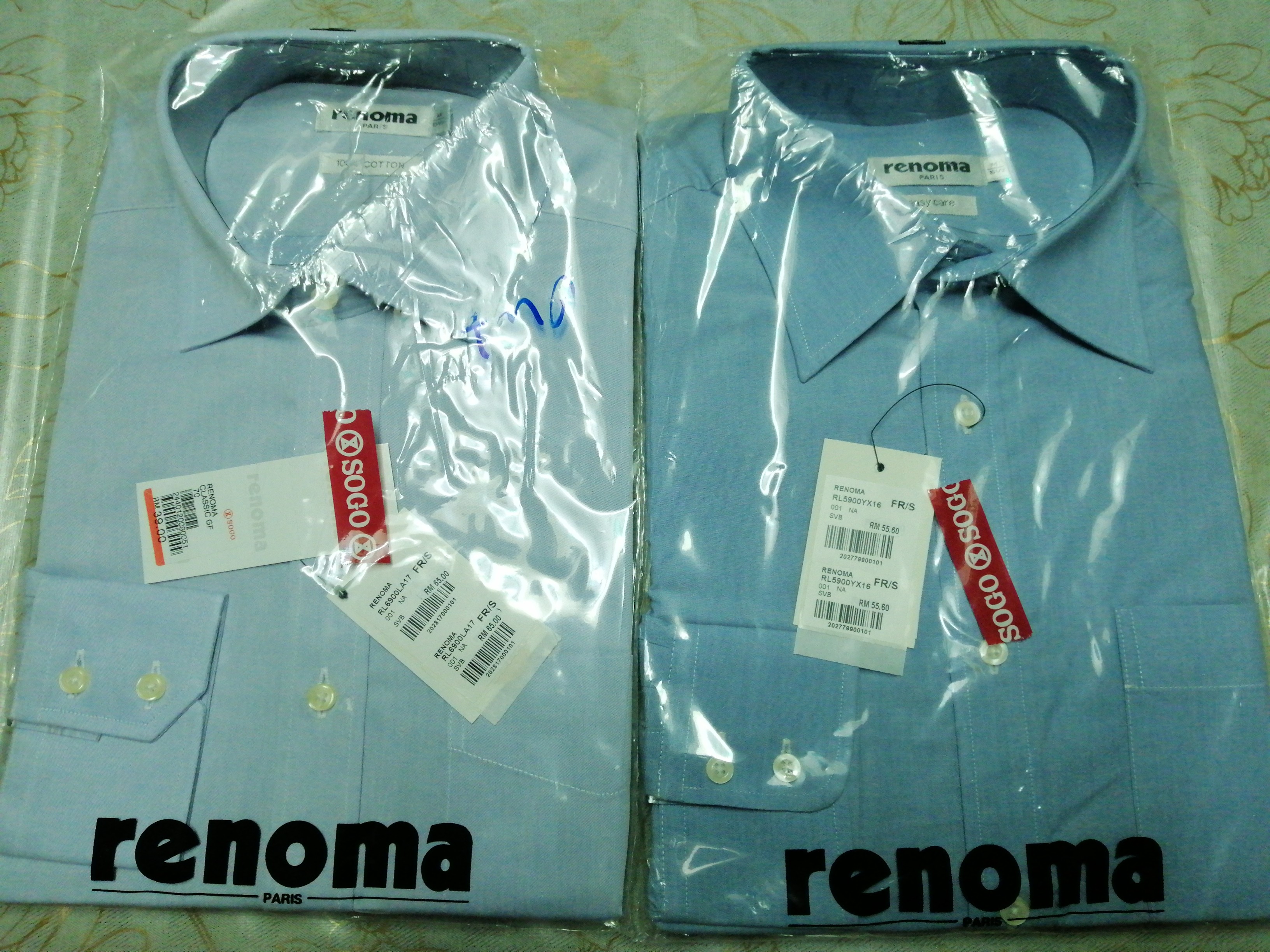 Renoma Long Sleeve Men, Men's Fashion, Tops & Sets, Formal Shirts on ...