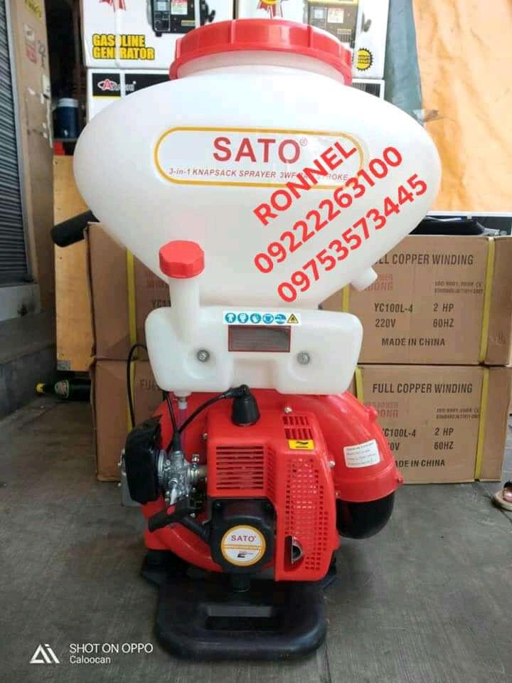 SATO Japan 3-in-1 Mist Blower / Knapsack Power Sprayer 🇯🇵, Looking For on Carousell