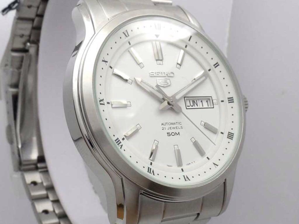 Seiko 5 SNKP09 Automatic Steel Watch Big Face SNKP09K1 Brand New , Men ...