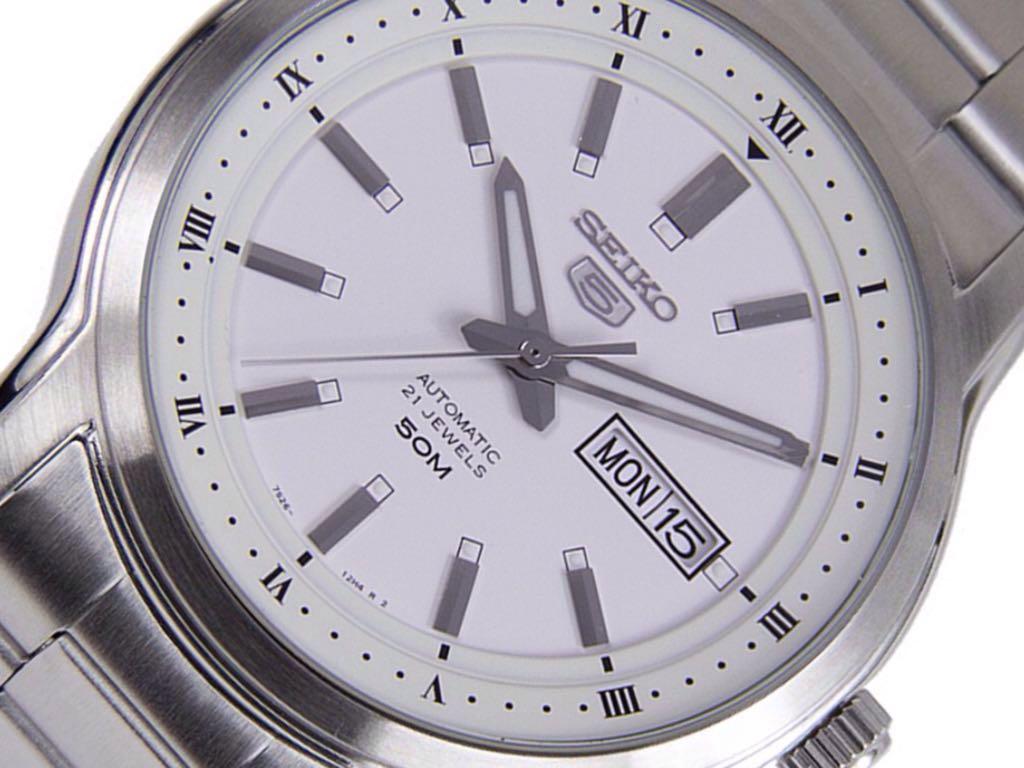 Seiko 5 SNKP09 Automatic Steel Watch Big Face SNKP09K1 Brand New , Men ...