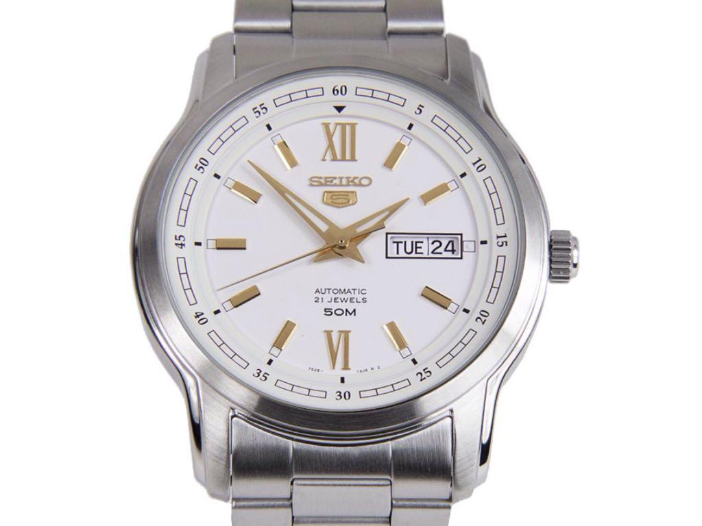 Seiko 5 SNKP15 Automatic Steel Watch Big Face SNKP15K1 Brand New, Men's ...