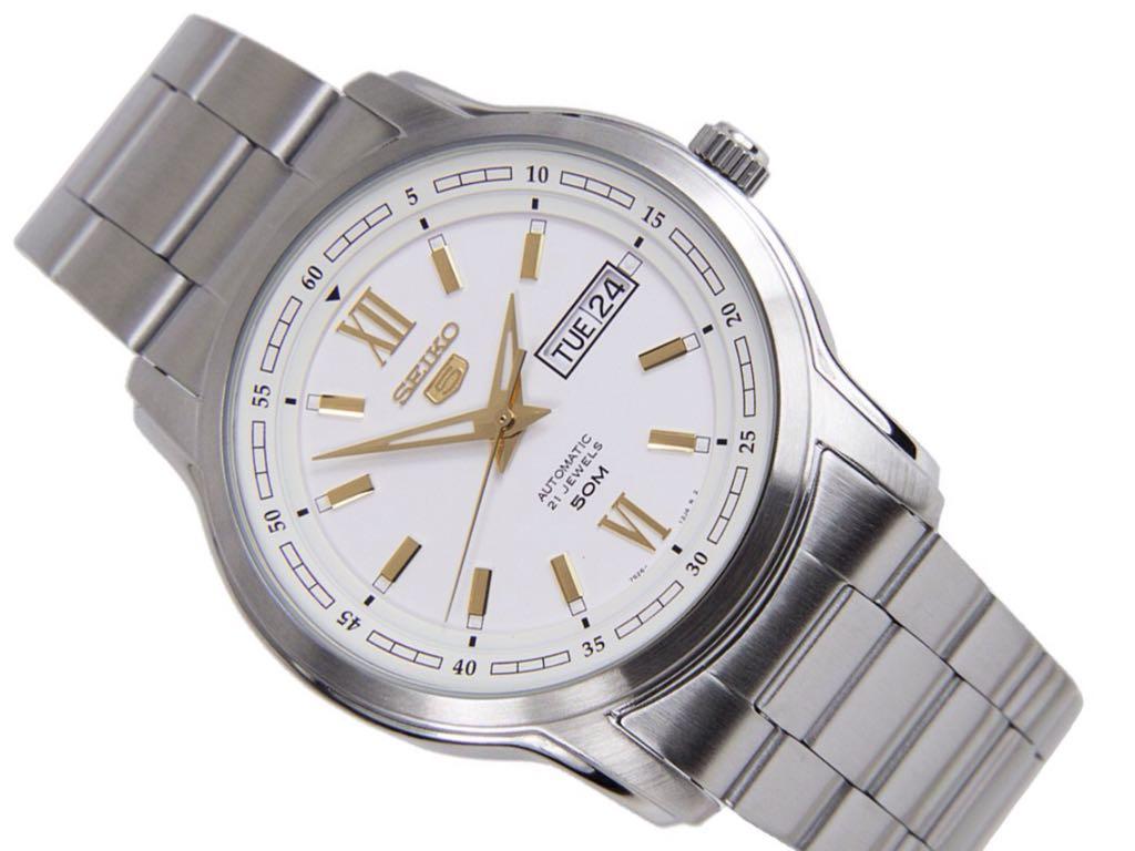 Seiko 5 SNKP15 Automatic Steel Watch Big Face SNKP15K1 Brand New, Men's ...