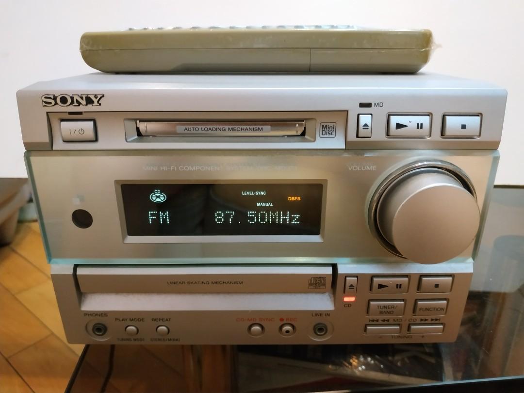 SONY MD /CD Mini Hifi, 音響器材, 音樂播放裝置 MP3及CD Player - Carousell
