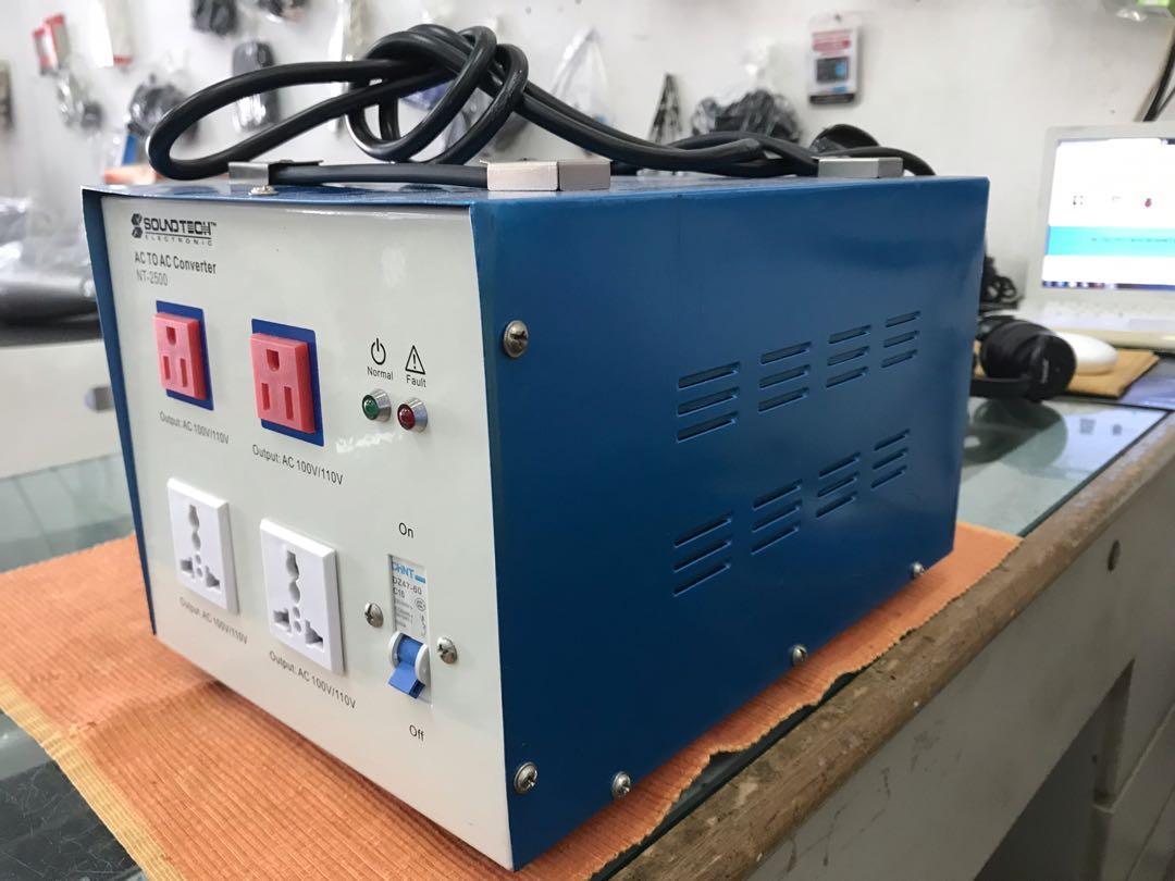 SoundTech Electronic AC to AC Convertor NT-2500, TV & Home Appliances ...