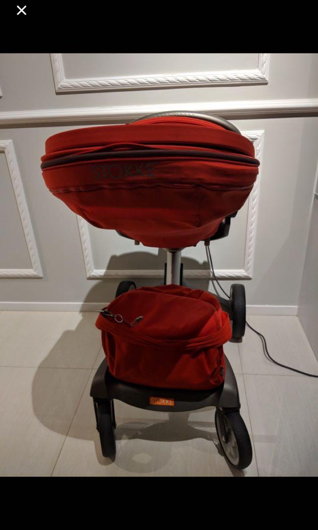 Stokke Xplory Red v4 , Babies & Kids, Going Out, Strollers on Carousell