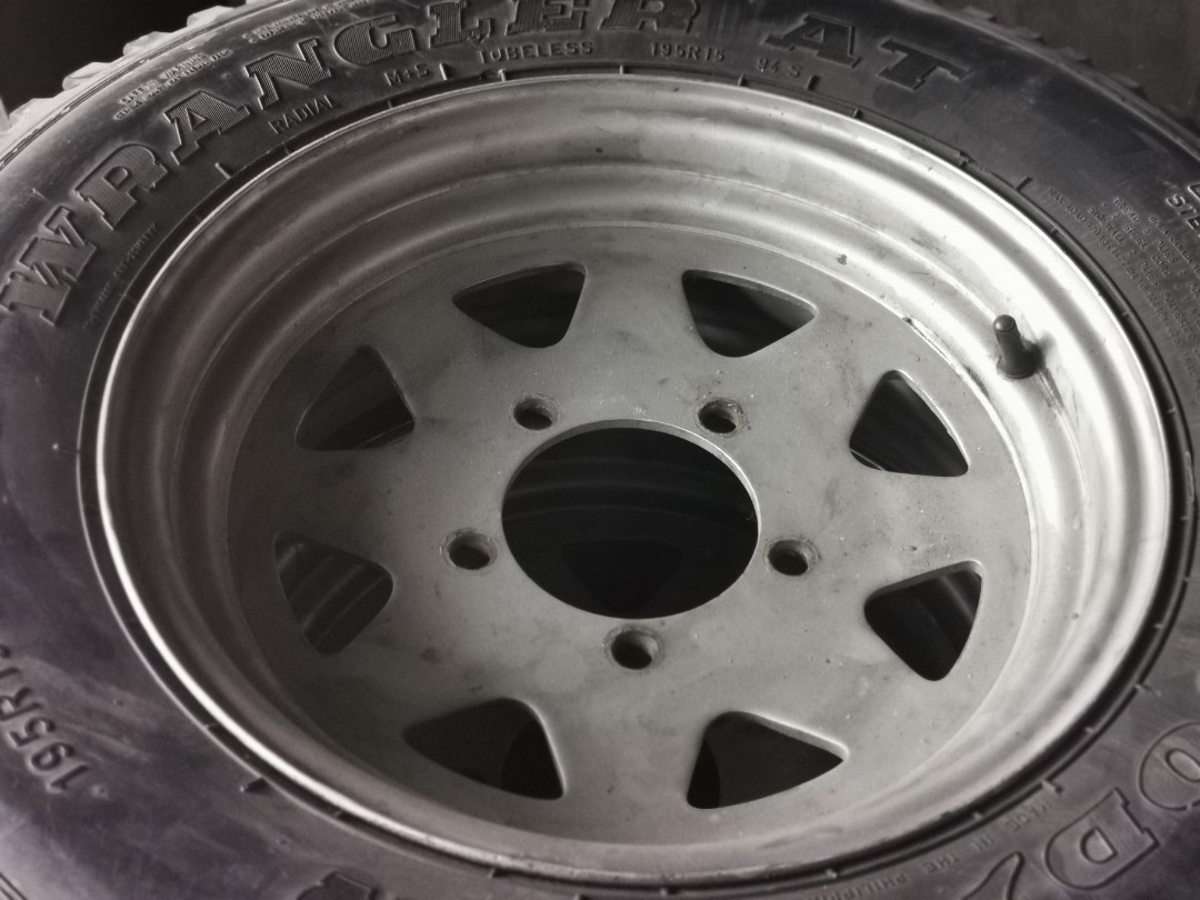 Suzuki Samurai stock rims, Car Parts & Accessories, Mags and Tires on ...