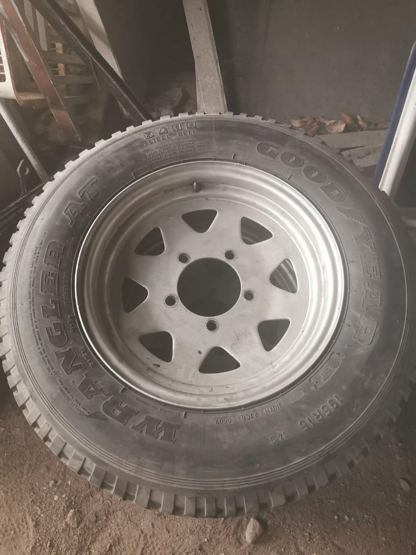 Suzuki Samurai stock rims, Car Parts & Accessories, Mags and Tires on ...