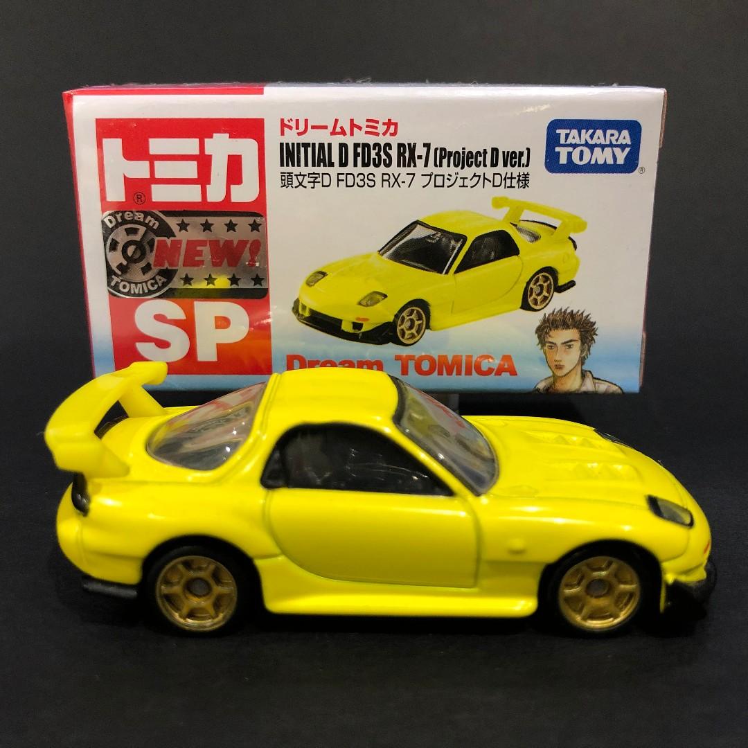 Tomica Initial D FD3S RX-7 (Project D ver.), Hobbies & Toys, Toys & Games on Carousell