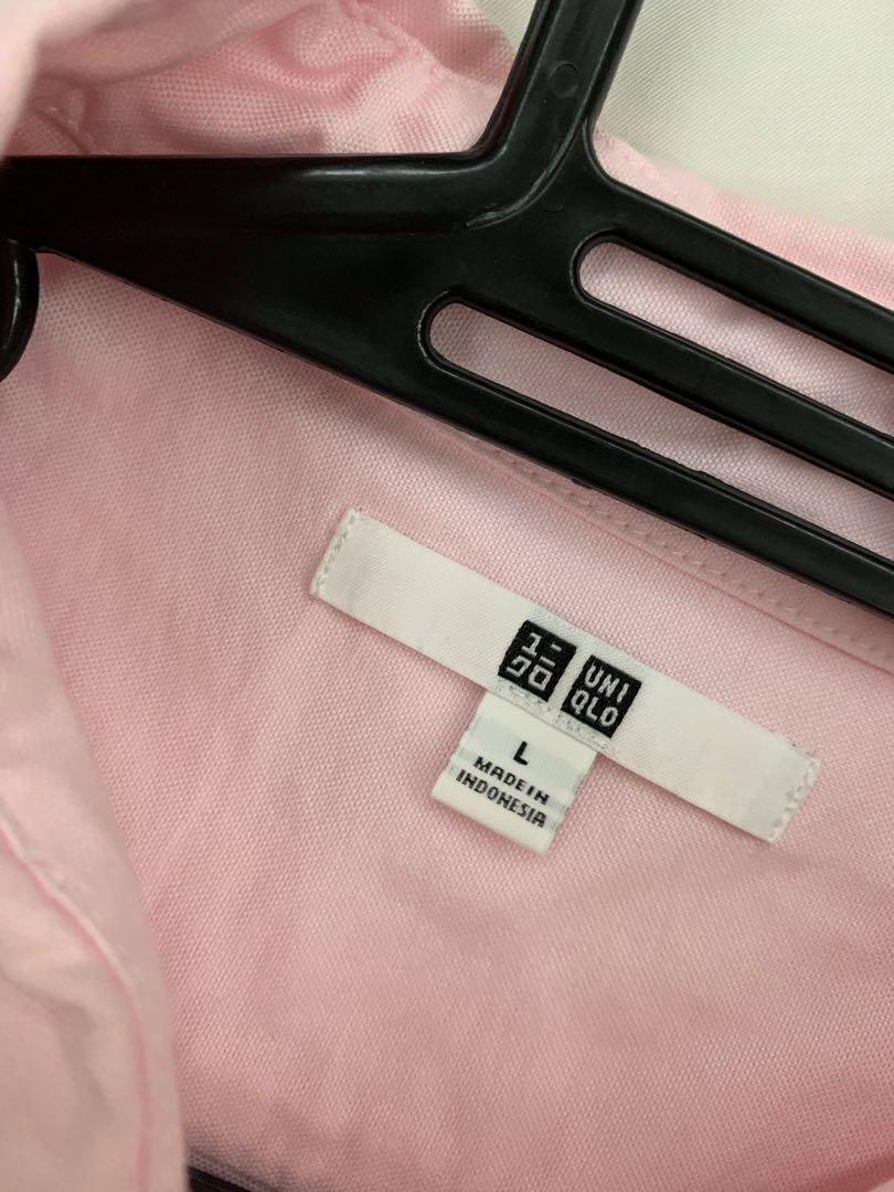 Uniqlo pink polo on Carousell